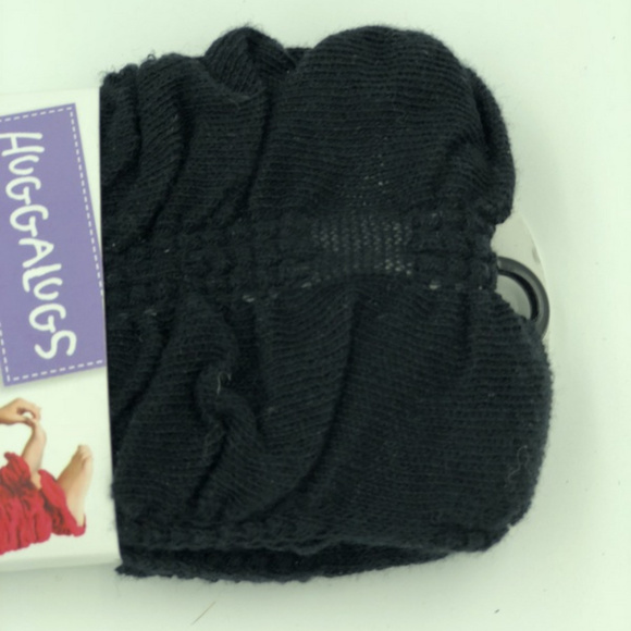 HUG-G-ALUGS | Accessories | Girls Huggalugs Solid Black Leg Arm Ruffles ...